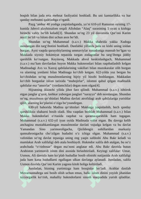 ISLOM TARIXI maqola