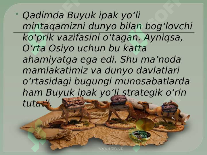 Amir Temur va temuriylar davrida buyuk ipak yo‘li
