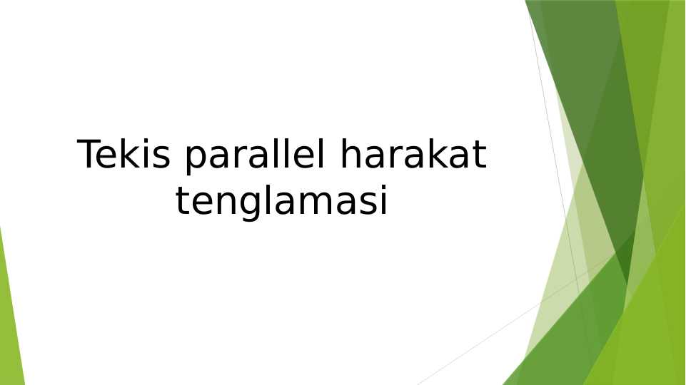 Tekis parallel harakat tenglamasi