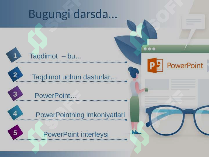 PowerPoint interfeysi