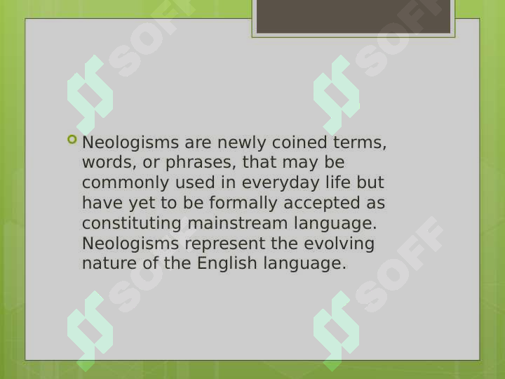 Neologism archeologism