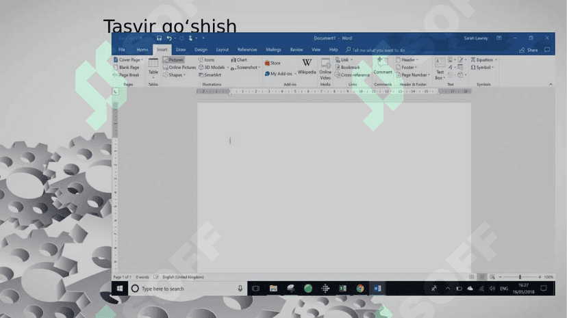 HUJJATGA TASVIR VA HOSHIYA QO‘SHISH