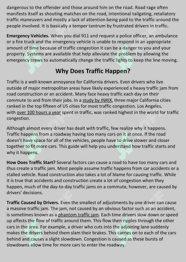 Traffic Jam Topics for Writing, Reading & Idea Generation!