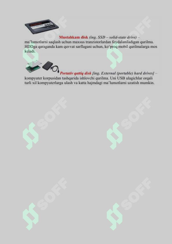 Qattiq disk HDD – hard disk drive