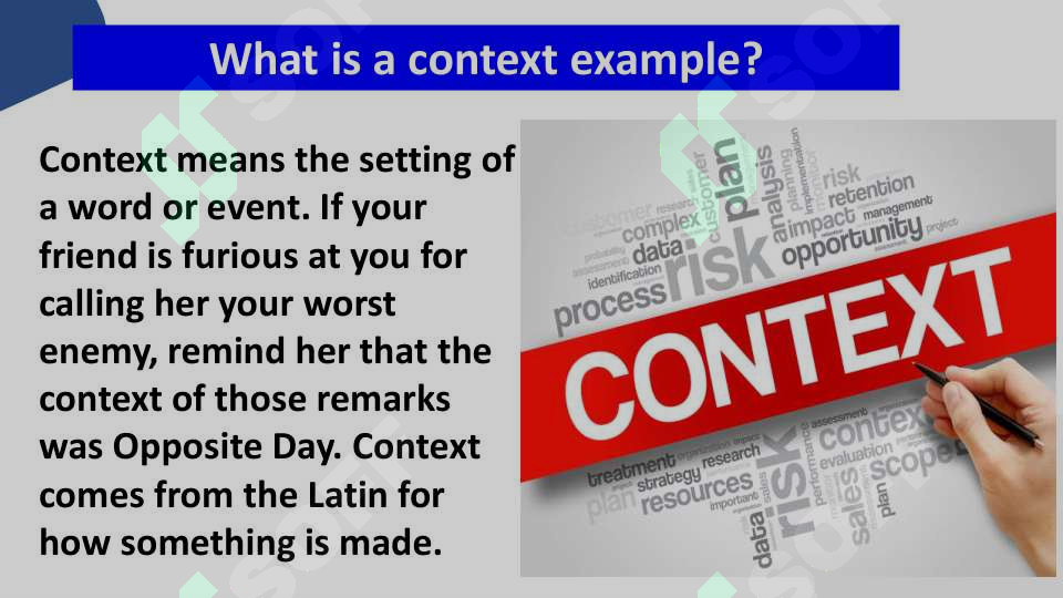 Types of contexts