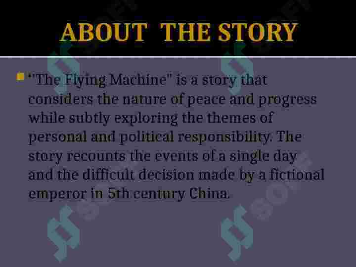flying machine ray bradbury ppt