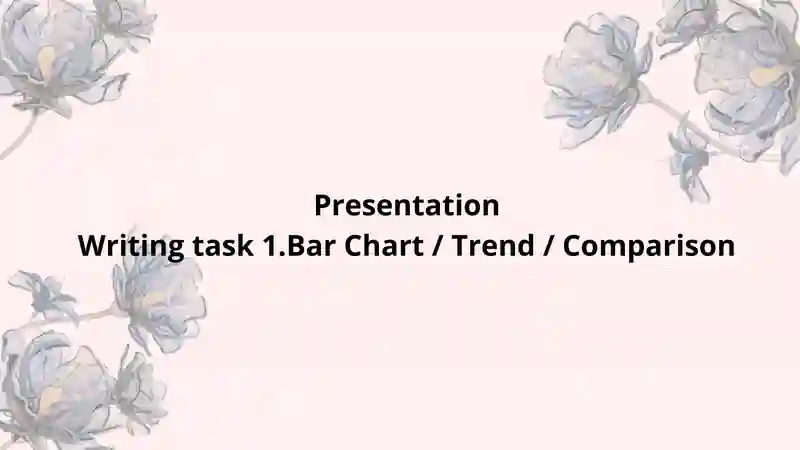 Bar Chart Writing Task