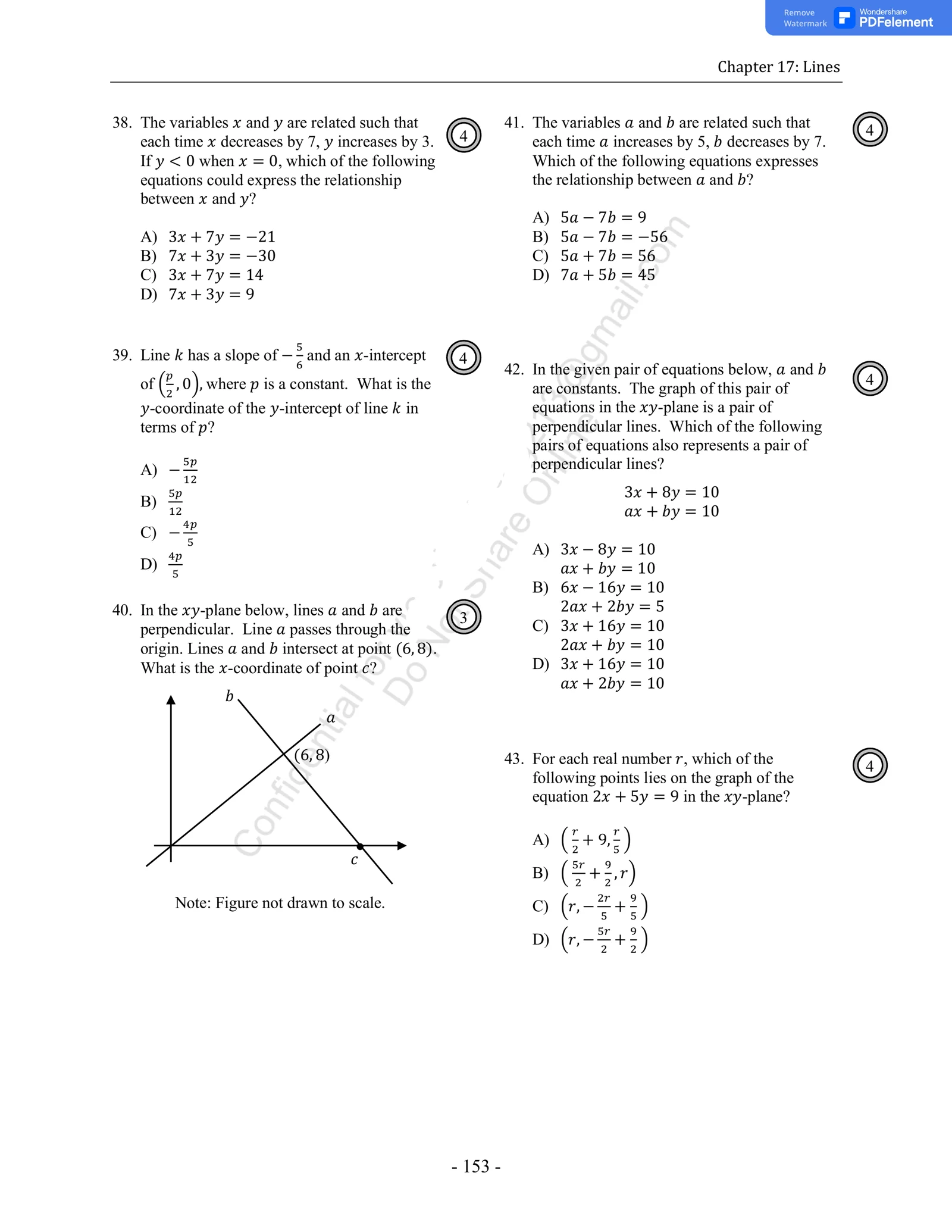 Line Equations and Graphs