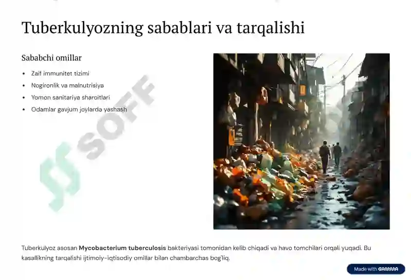 Tuberkulyoz etiologiyasi va mikrobakteriyaning dorilarga chidamliligi