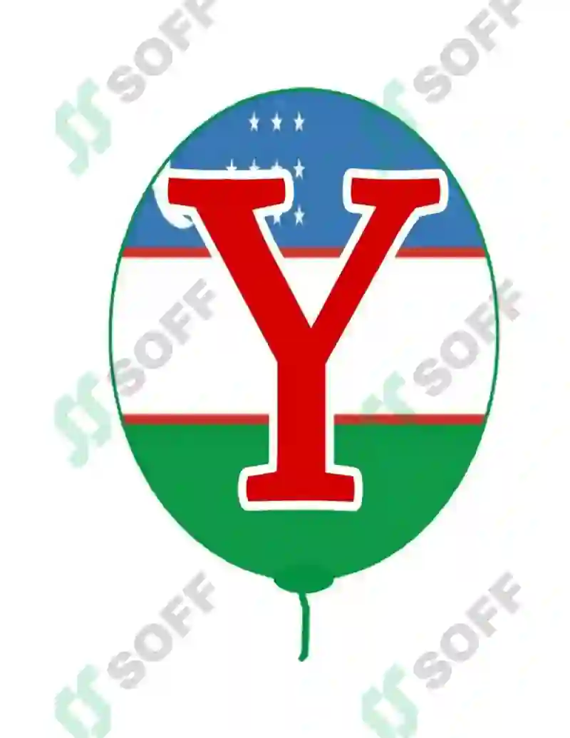 Harflar (bayroq fonida) yangi dizayn