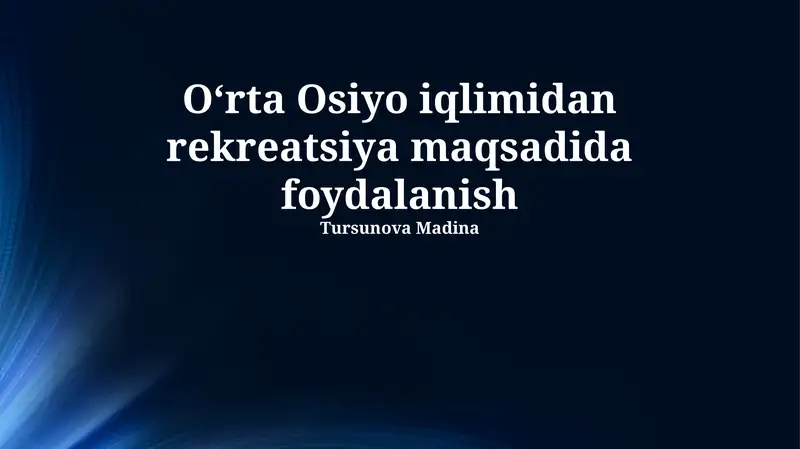 Tog'larda chang'i sporti va snoubord