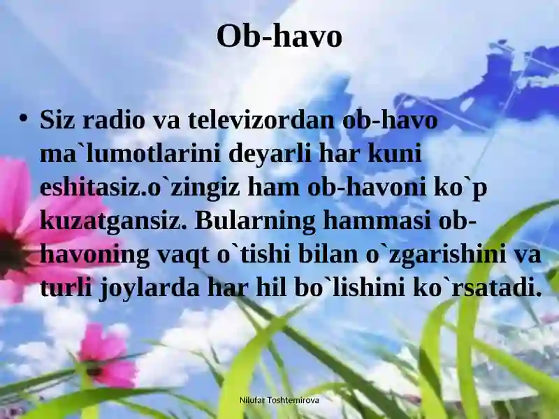 Ob-havo
