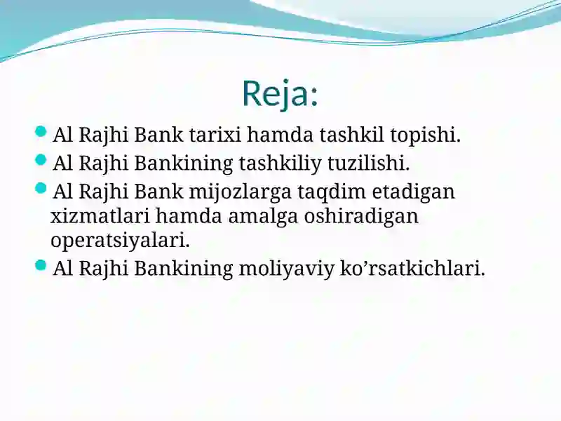 Al Rajhi Bank – Saudiya Arabistoni Islom banki