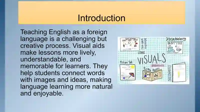 The Importance of Visual Aids in Teaching English