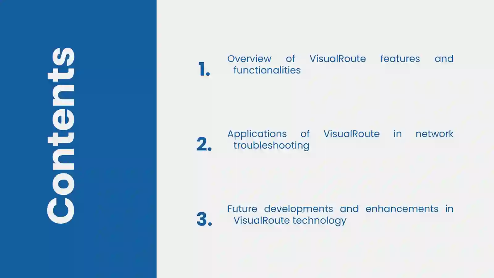 VisualRoute Trace