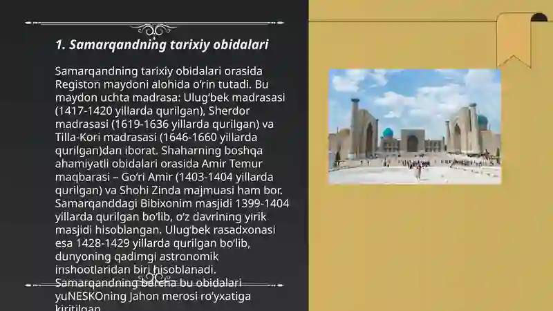 Samarqand madaniy hayoti