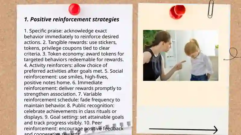 Rewards and punishment in the classroom