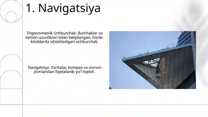 Trigonometrik uchyoqlik va sferik uchburchak