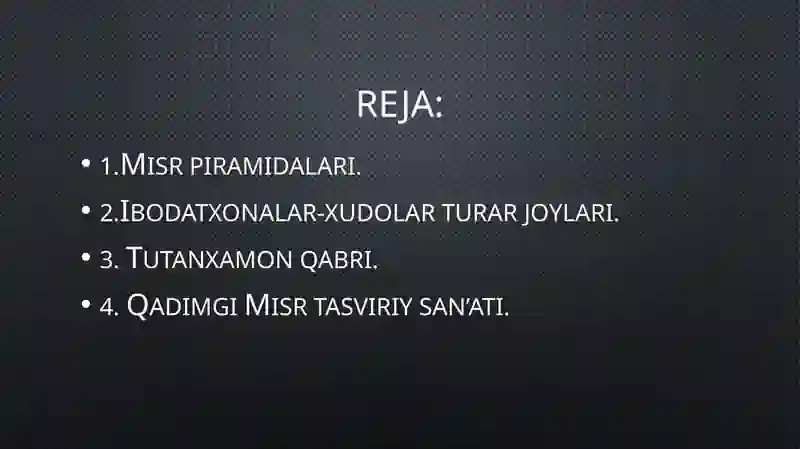 Qadimgi Misr Piramidalari