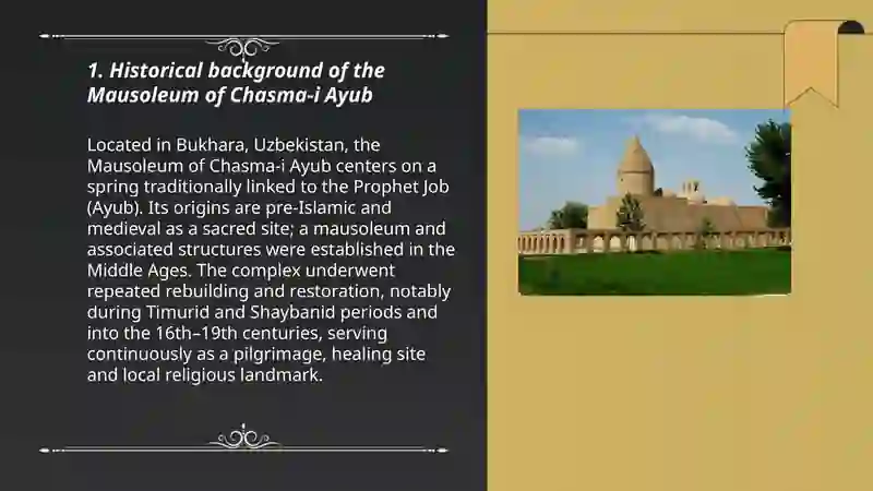 The Mausoleum of Chasma-i Ayub