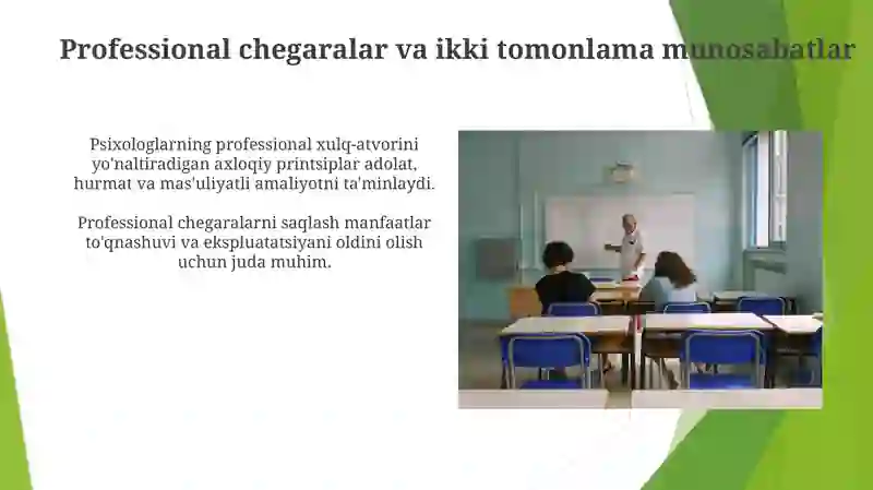 Pedagogik Psixologiyadagi Etik Ramkalar