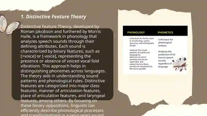 Distinctive Feature Theory