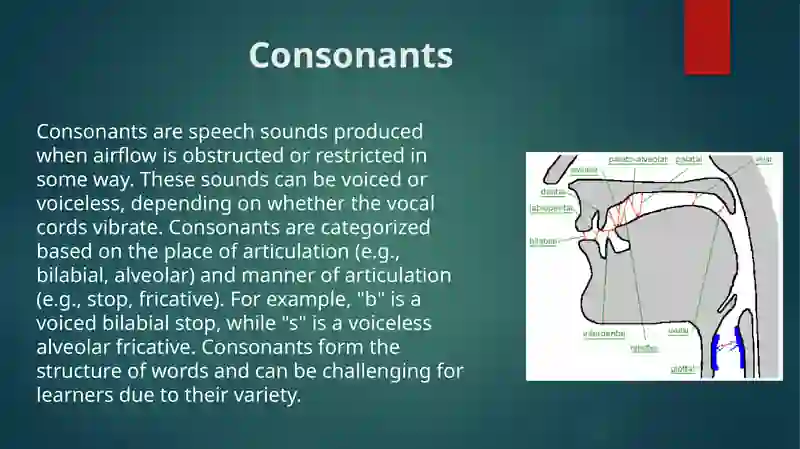 Classification of Speech Sounds