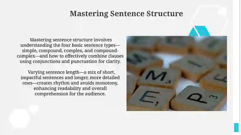 Mastering Sentence Structure