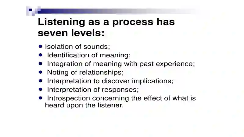 Topic 4. Methodology for developing listening comprehension skills