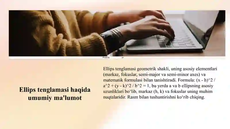 Ellips tenglamasi