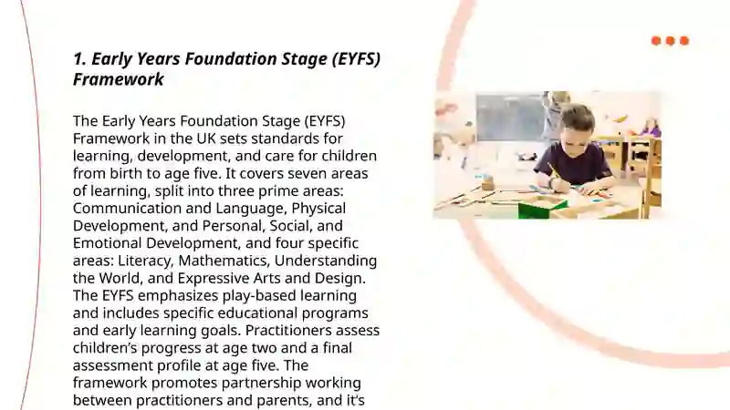 Early Years Foundation Stage (EYFS) Framework