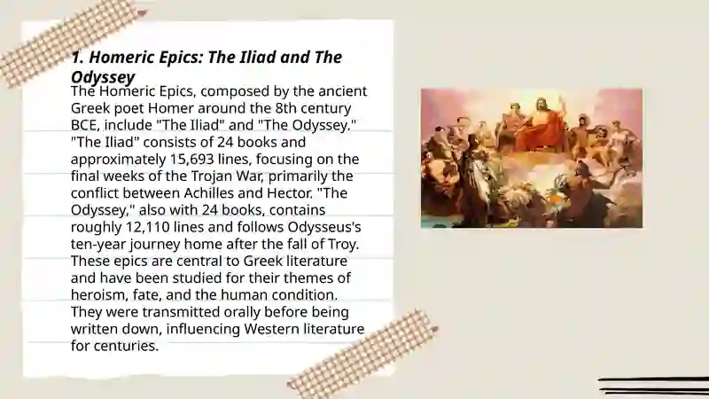 Homeric Epics: The Iliad and The Odyssey