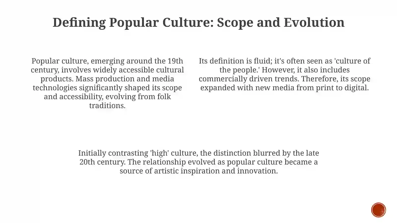 Understanding Popular Culture: Definitions, History, and Key Elements