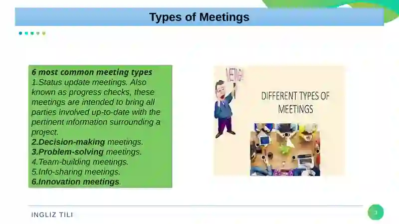 Types of Meetings