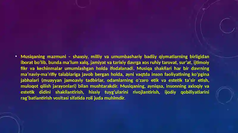 Musiqa (Music)