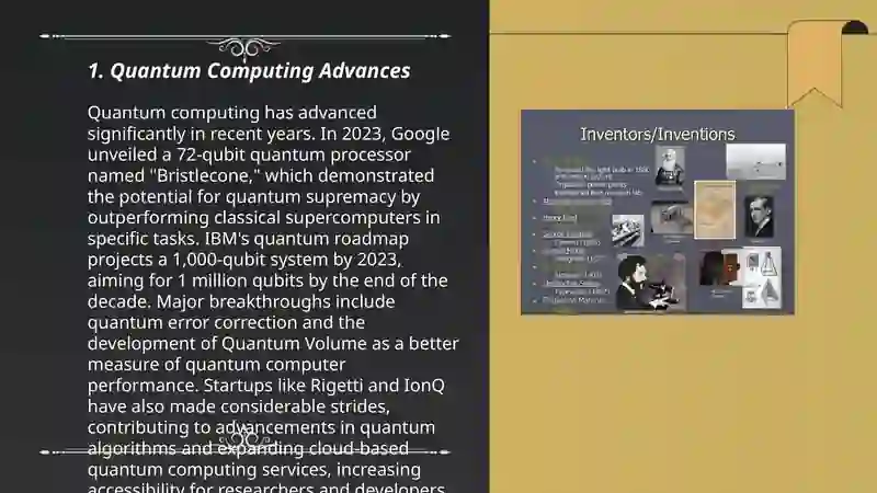 Quantum Computing Advances