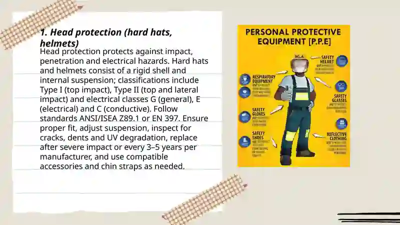 Personal Protective Equipment - Head Protection