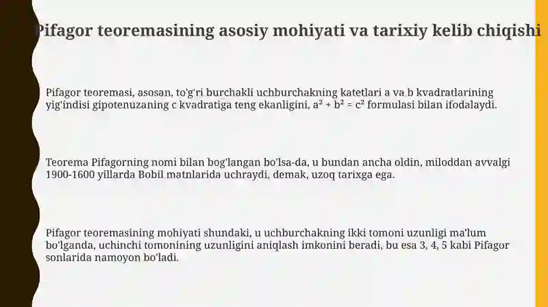 Pifagor teoremasi