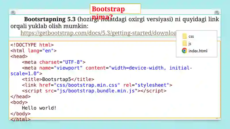 Bootstrap