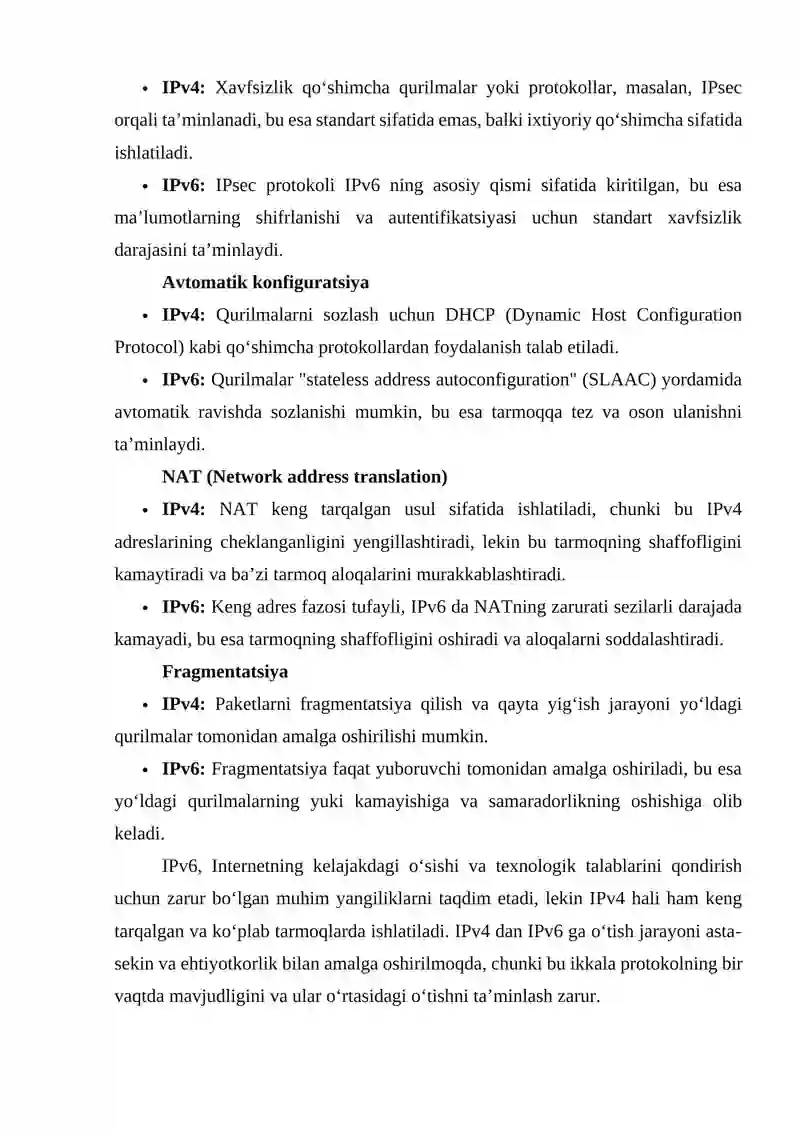 IPv6 protokoli