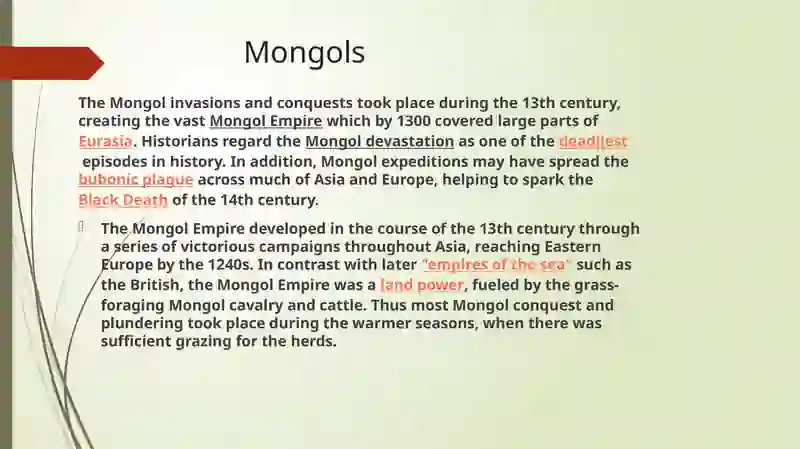 Mongol conquest in Central Asia