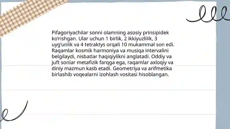 Qadimgi Yunon falsafasi asosiy yoʻnalishlar