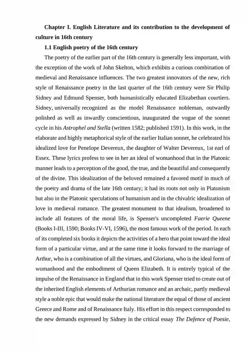 Early Modern English Shakespeare Period
