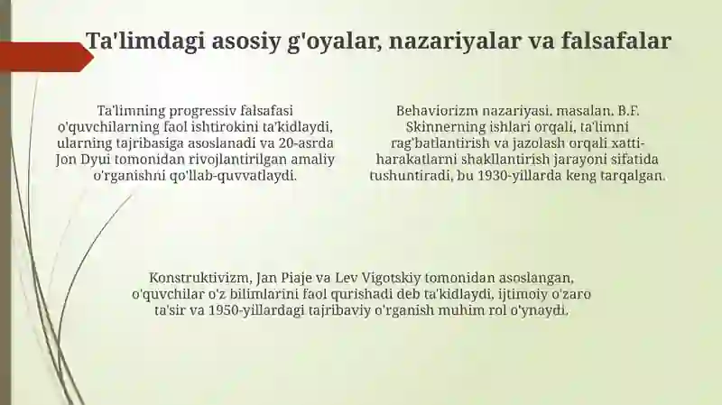 Buyuk allomalar tarbiya haqida