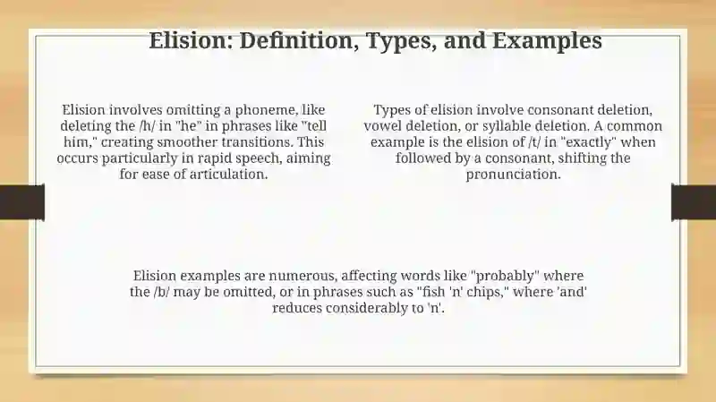 Connected Speech: Elision, Flapping, and Glottal Stop