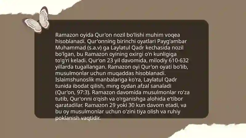 Ramazon haqida