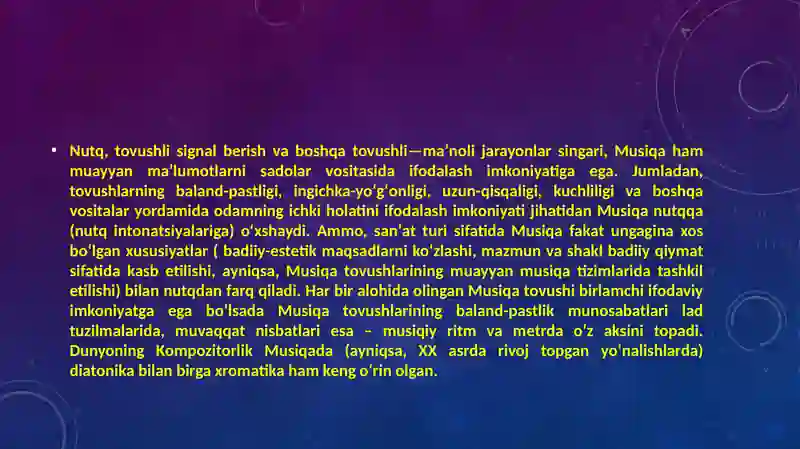 Musiqa (Music)