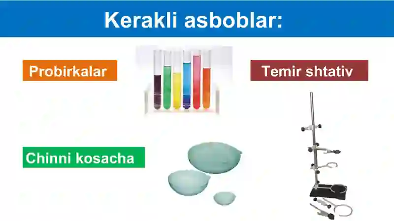 Ifloslangan osh tuzini tozalash