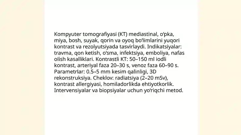 Rasmlar asosida diagnostika metodlari
