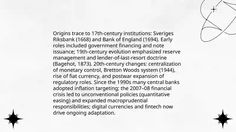 Central banking system